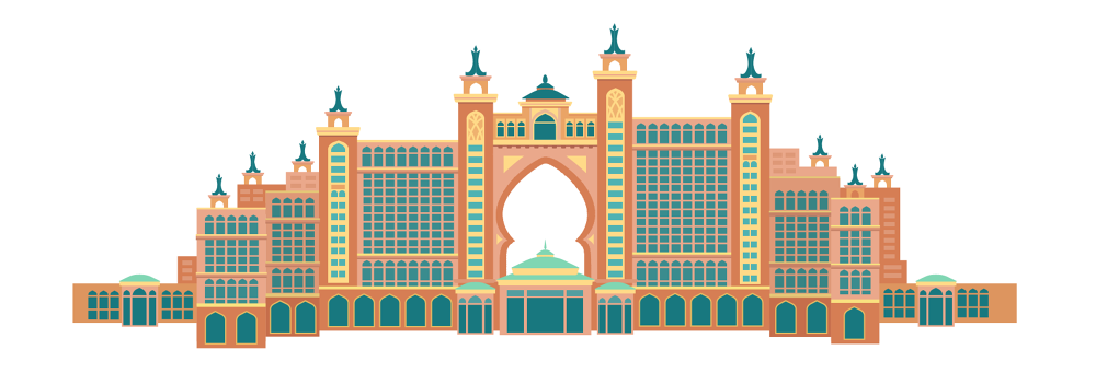 Dubai Illustration - Alex Ashman Illustration & Design
